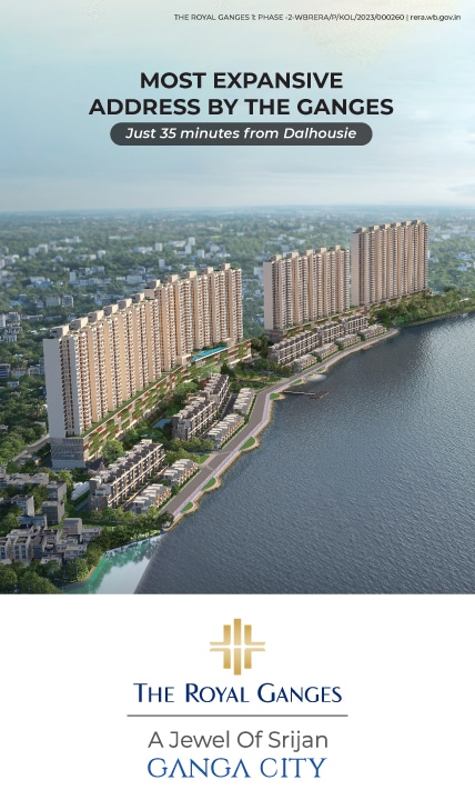 Ganga Facing Flats in Kolkata - Longest Riverfront Project - The Royal ...