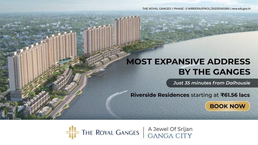 Ganga Facing Flats in Kolkata - Longest Riverfront Project - The Royal ...