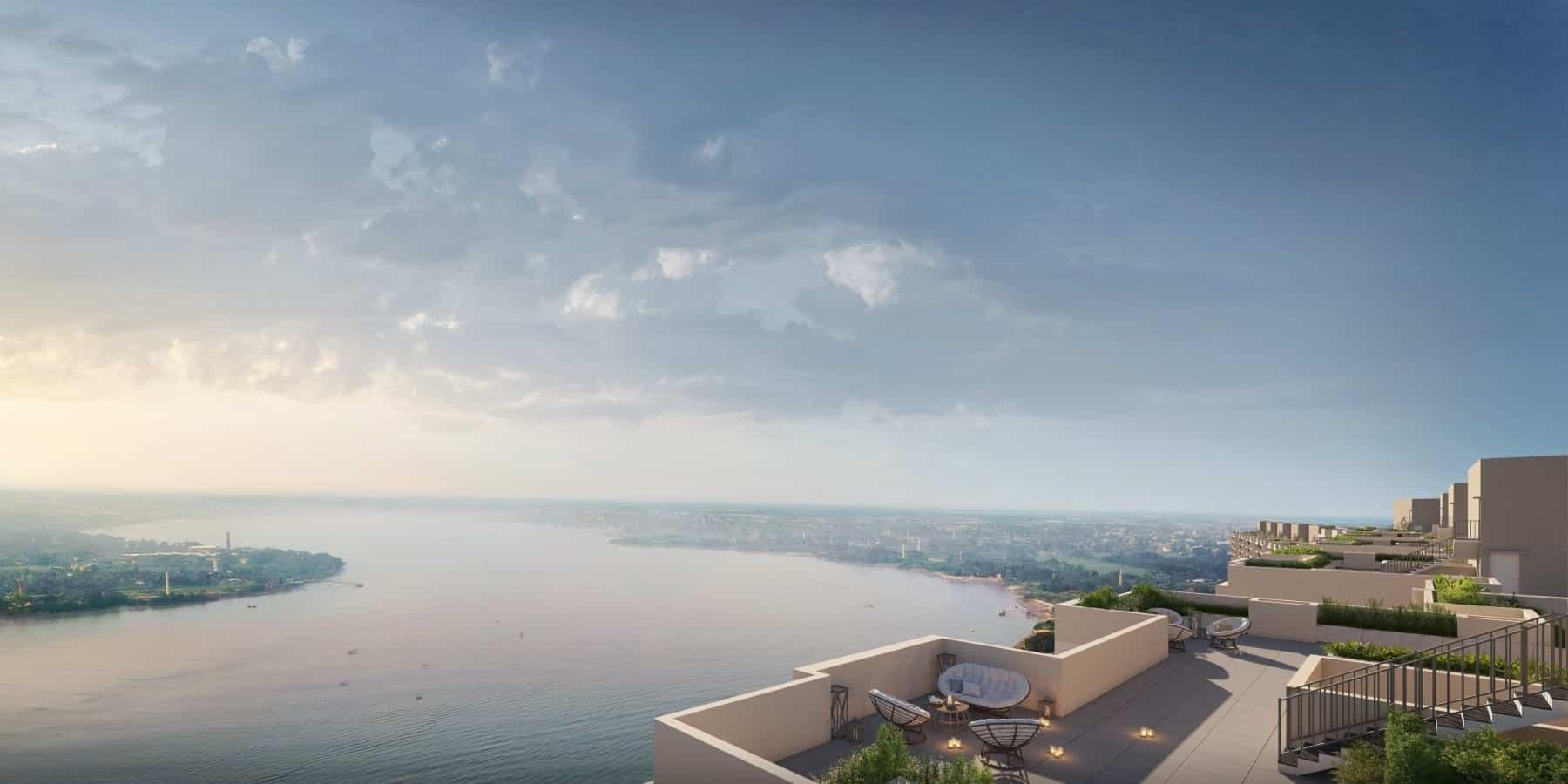 Ganga Facing Flats in Kolkata - Longest Riverfront Project - The Royal Ganges